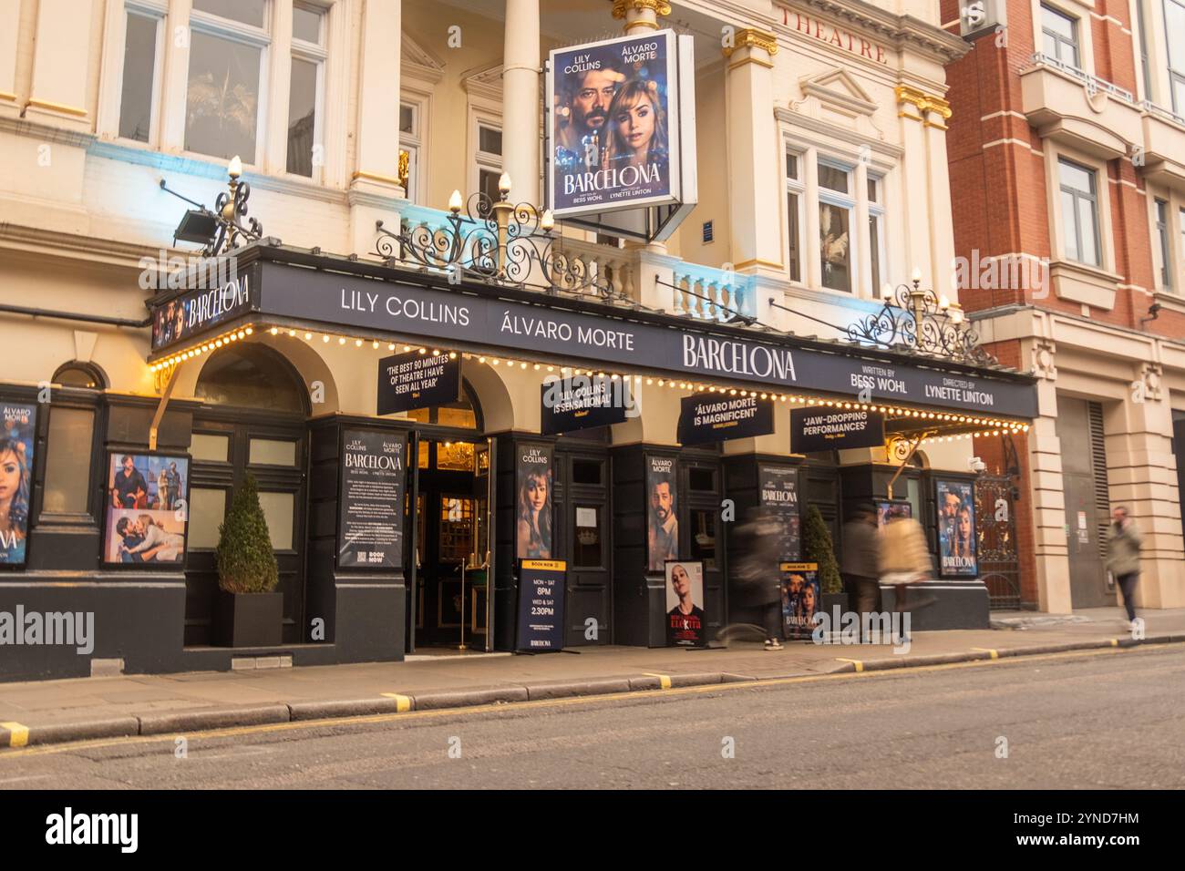 LONDON- NOVEMBER 21, 2024: Barcelona The Play - Starring Lily Collins ...