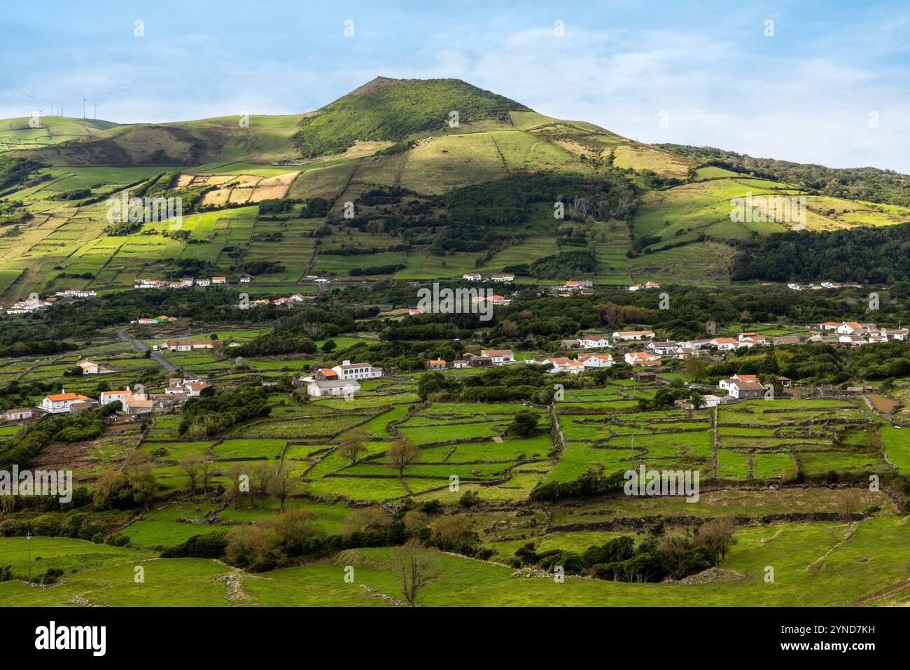 Viewpoint of Carapacho, Graciosa Island, Azores Stock Photo - Alamy
