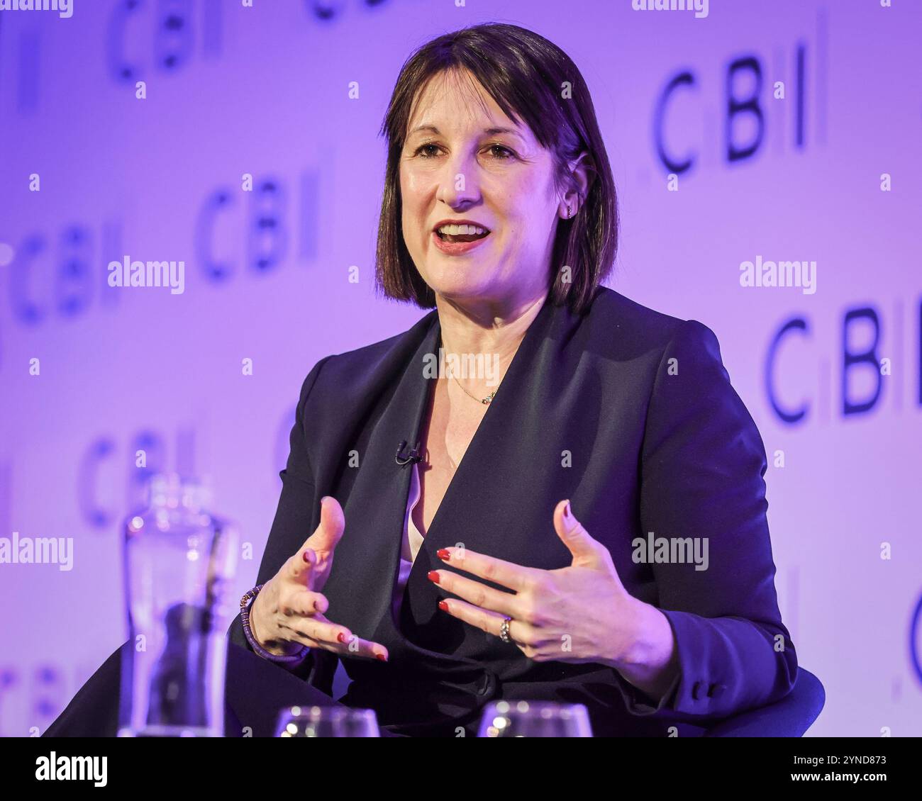 London, UK. 25th Nov, 2024. Rachel Reeves, MP, Chancellor of the ...