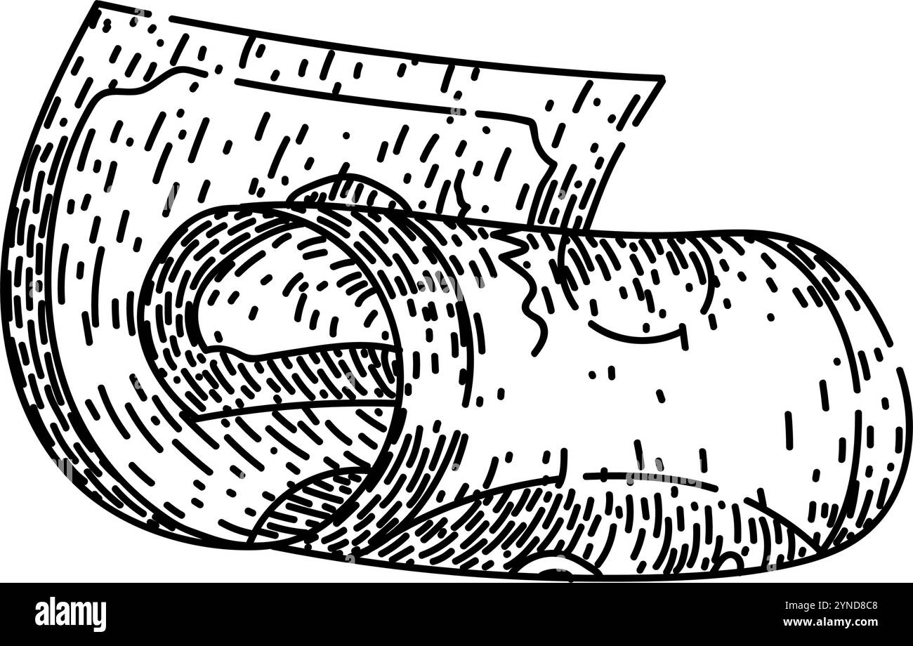 cash dollar bill sketch hand drawn vector Stock Vector Image & Art - Alamy