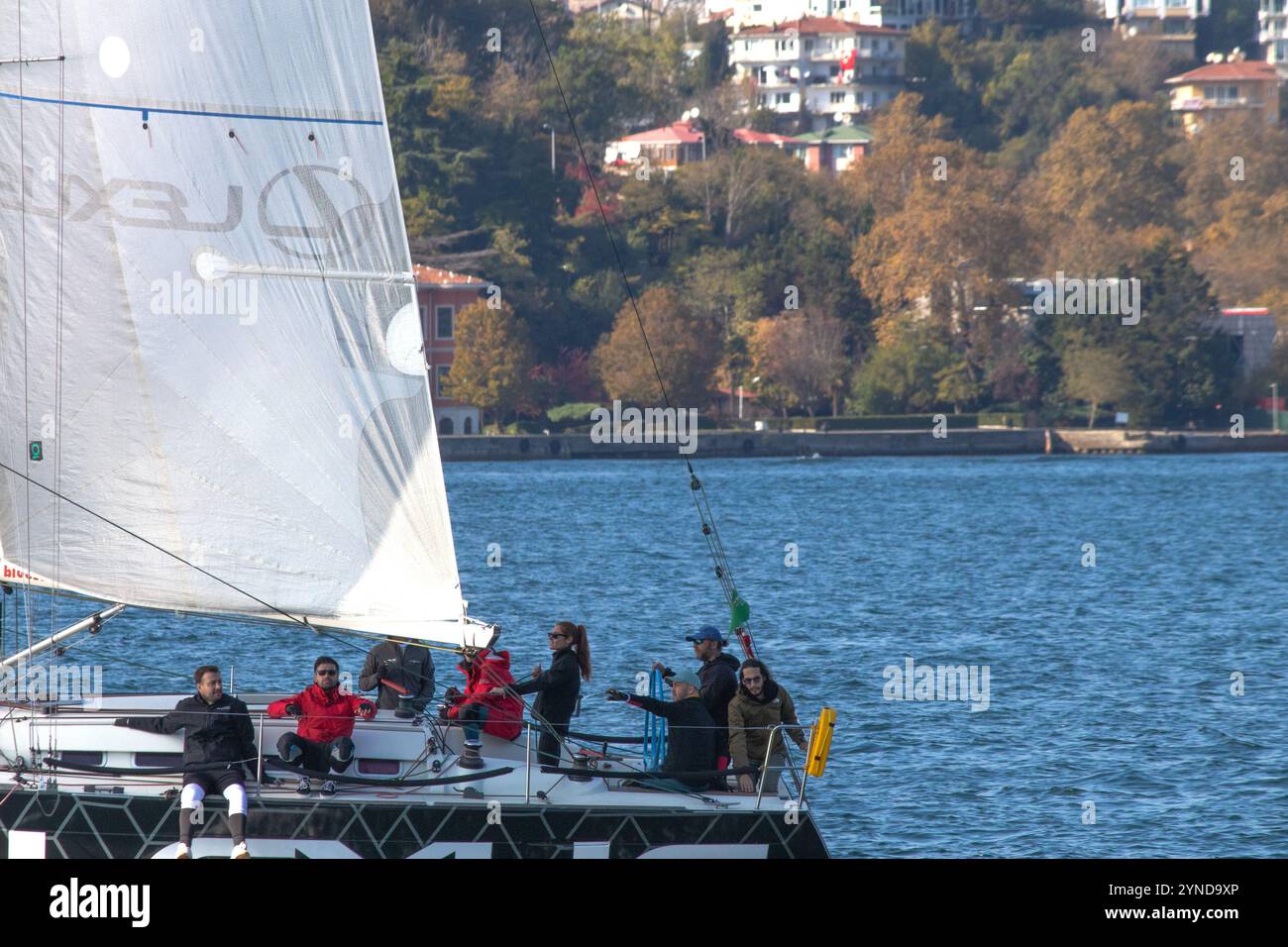 Istanbul, Bosphorus, Turkey- 29.10.2024 Republic cup sailing race ...