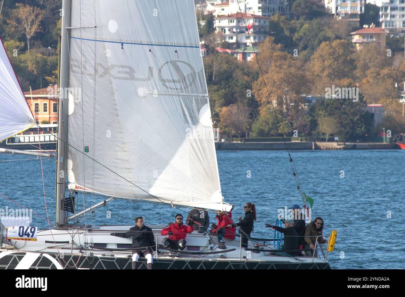 Istanbul, Bosphorus, Turkey- 29.10.2024 Republic cup sailing race ...