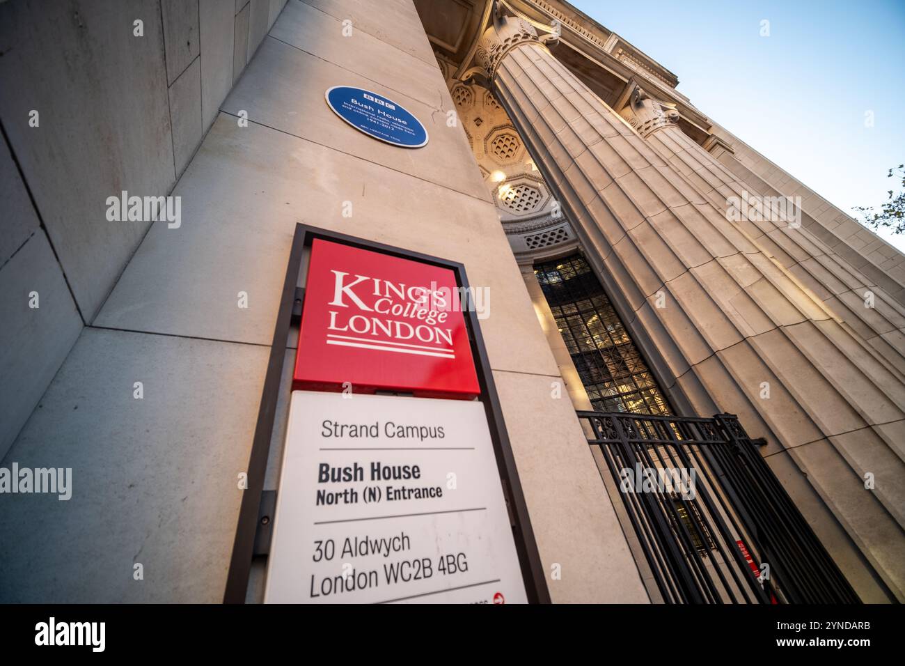 LONDON- NOVEMBER 21, 2024: Kings College London buildings, Strand ...