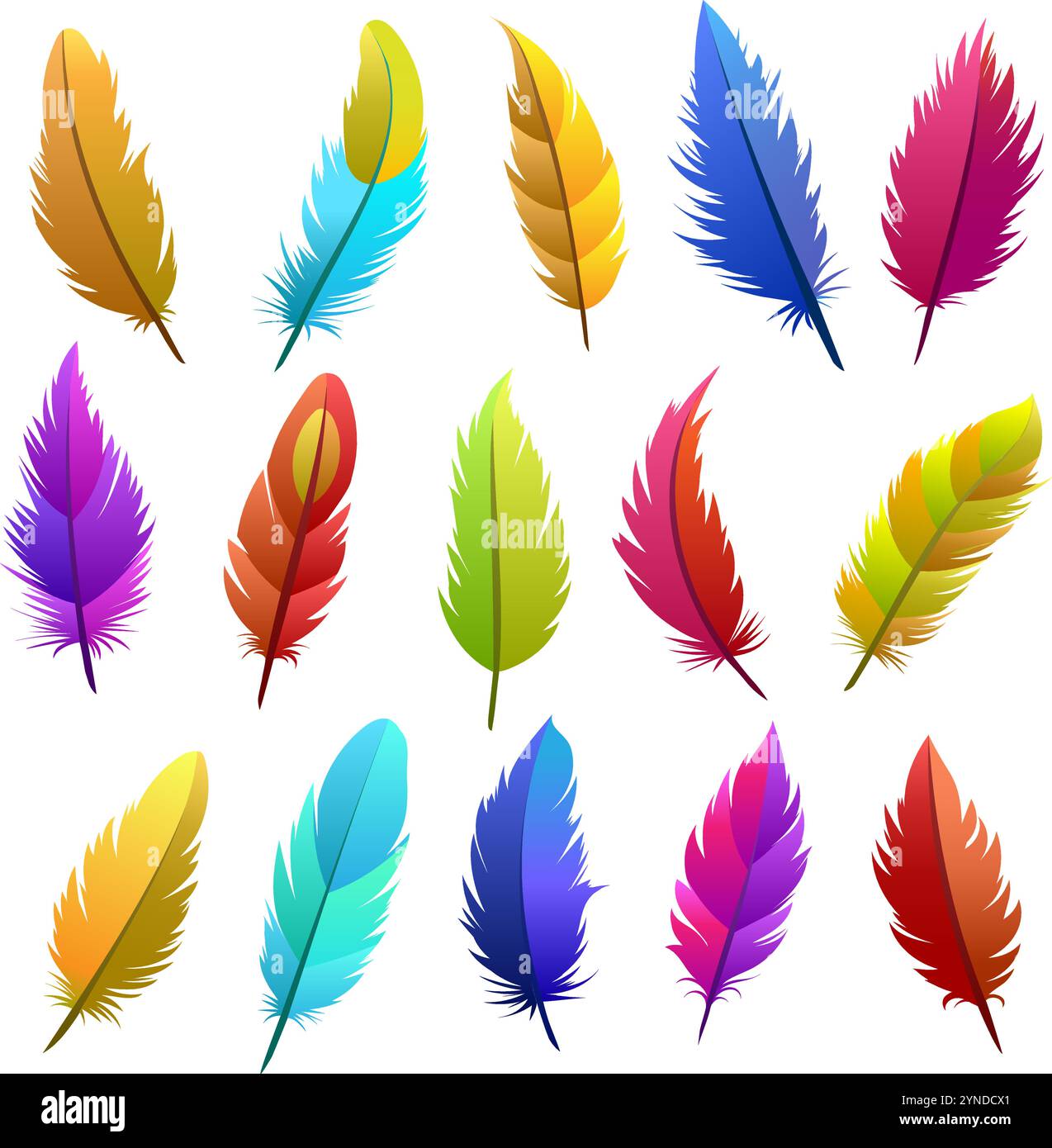 Cartoon feather quill hi-res stock photography and images - Alamy