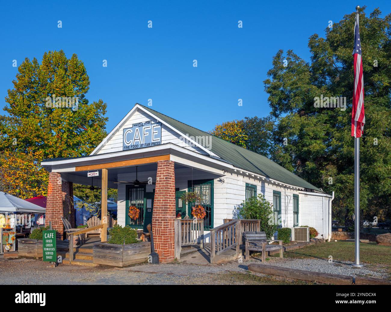 The Whistle Stop Cafe in Juliette, Georgia, USA. The cafe was ...