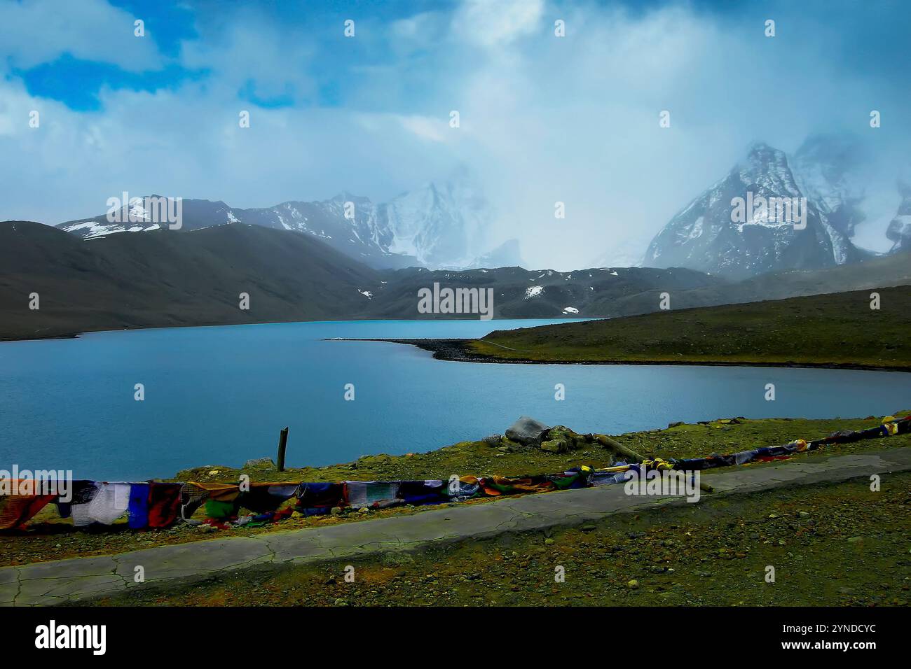 Gurudongmar Lake, one of the highest lakes in the world and India ...
