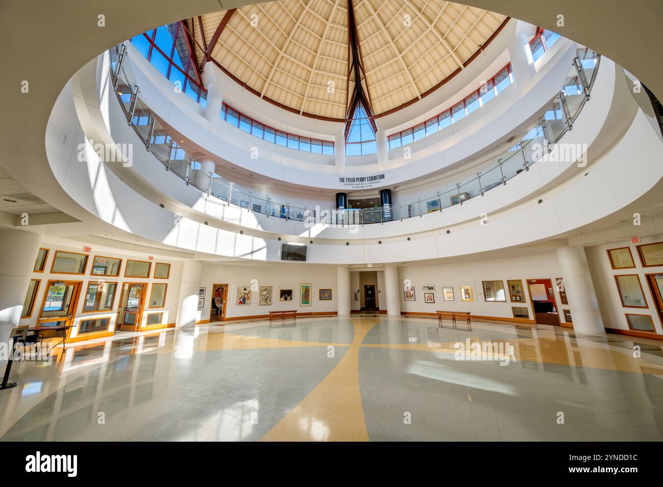 Interior of the Tubman Museum, Macon, Georgia, USA Stock Photo - Alamy
