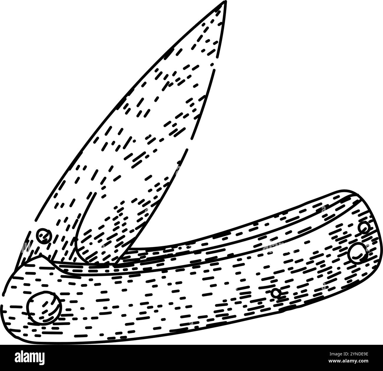 edc pocket knife sketch hand drawn vector Stock Vector Image & Art - Alamy