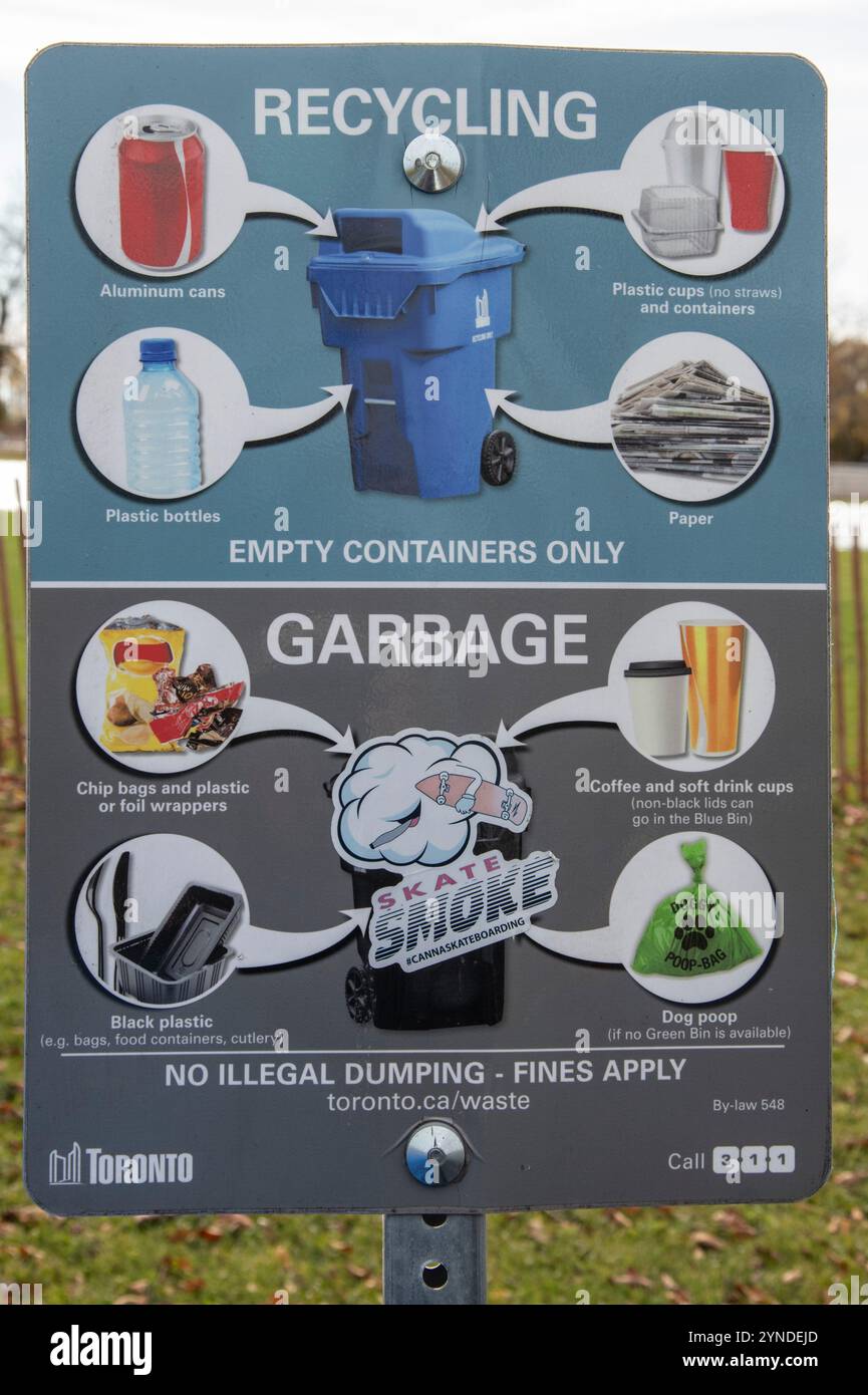 Park recycling hi-res stock photography and images - Alamy