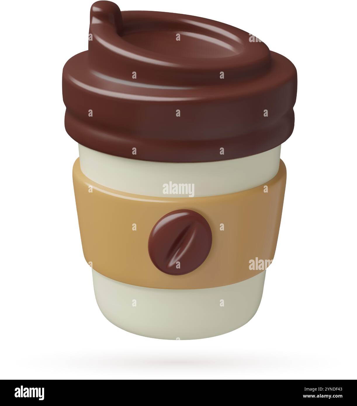 Realistic 3d coffee go Cut Out Stock Images & Pictures - Alamy