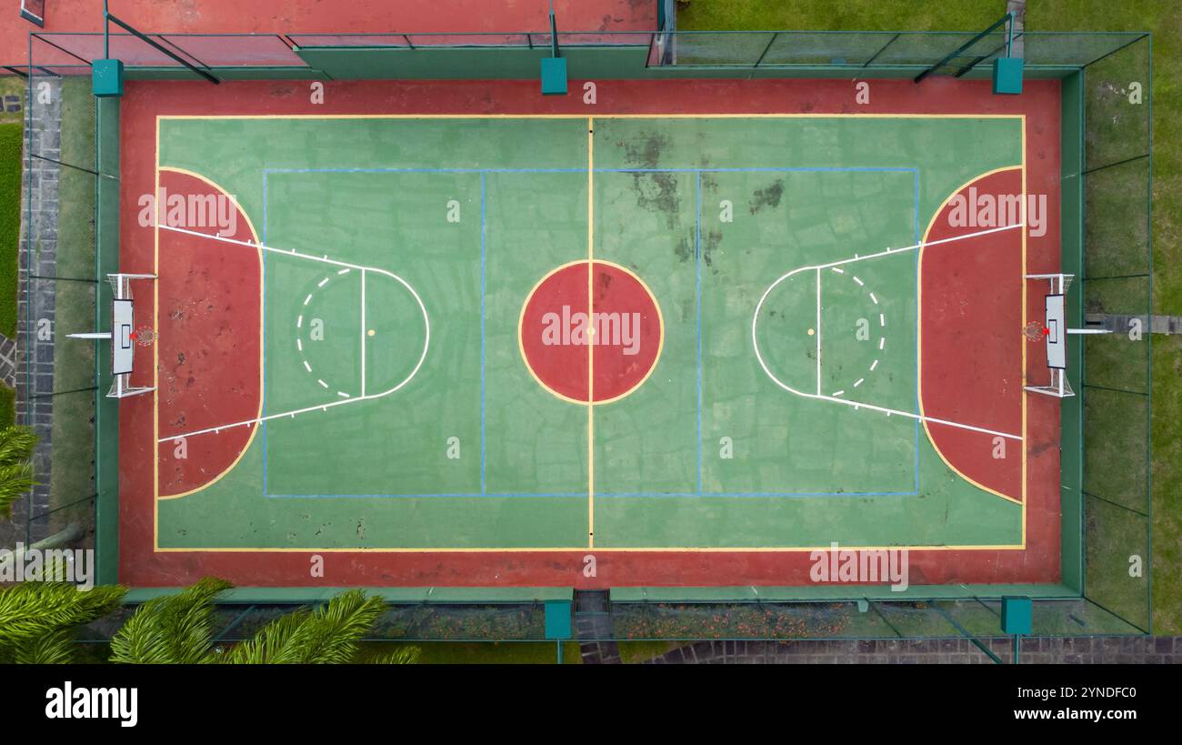 Top down view futsal court hi-res stock photography and images - Alamy