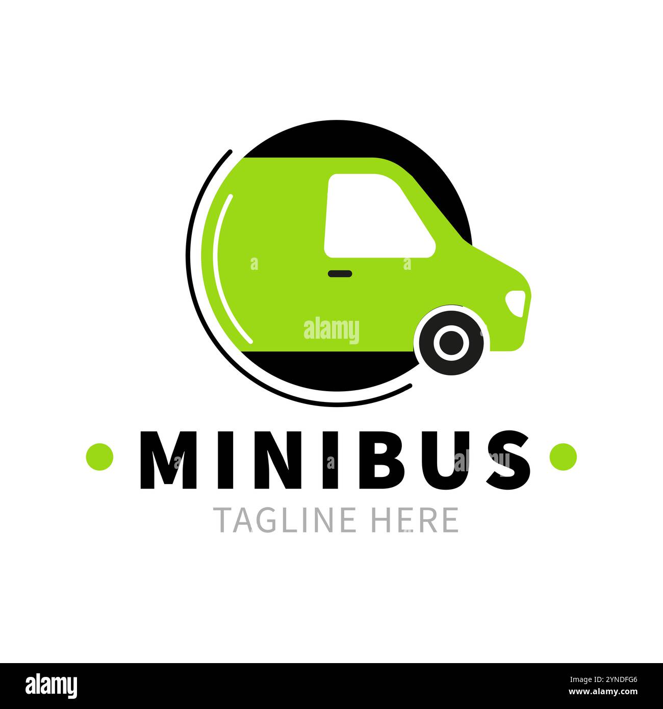 icon of minibus. Delivery van. Transport linear style icon Stock Vector ...