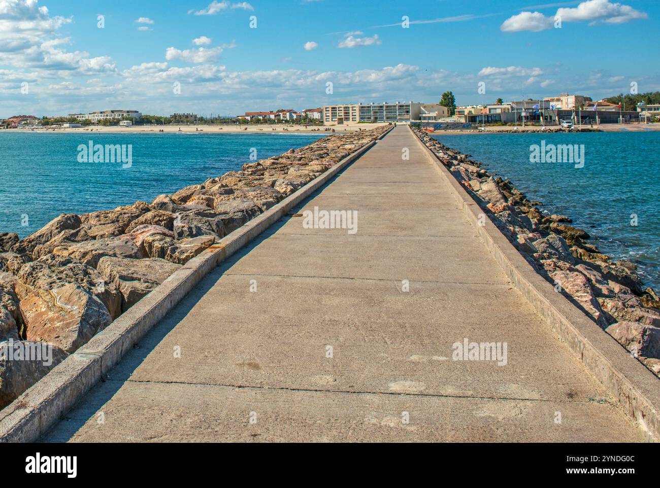 Set along a penninsula on the Mediterranean sea, Carnon is known for ...
