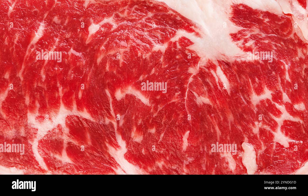 Steak raw meat. Marble meat beef steak texture close up background. Top ...
