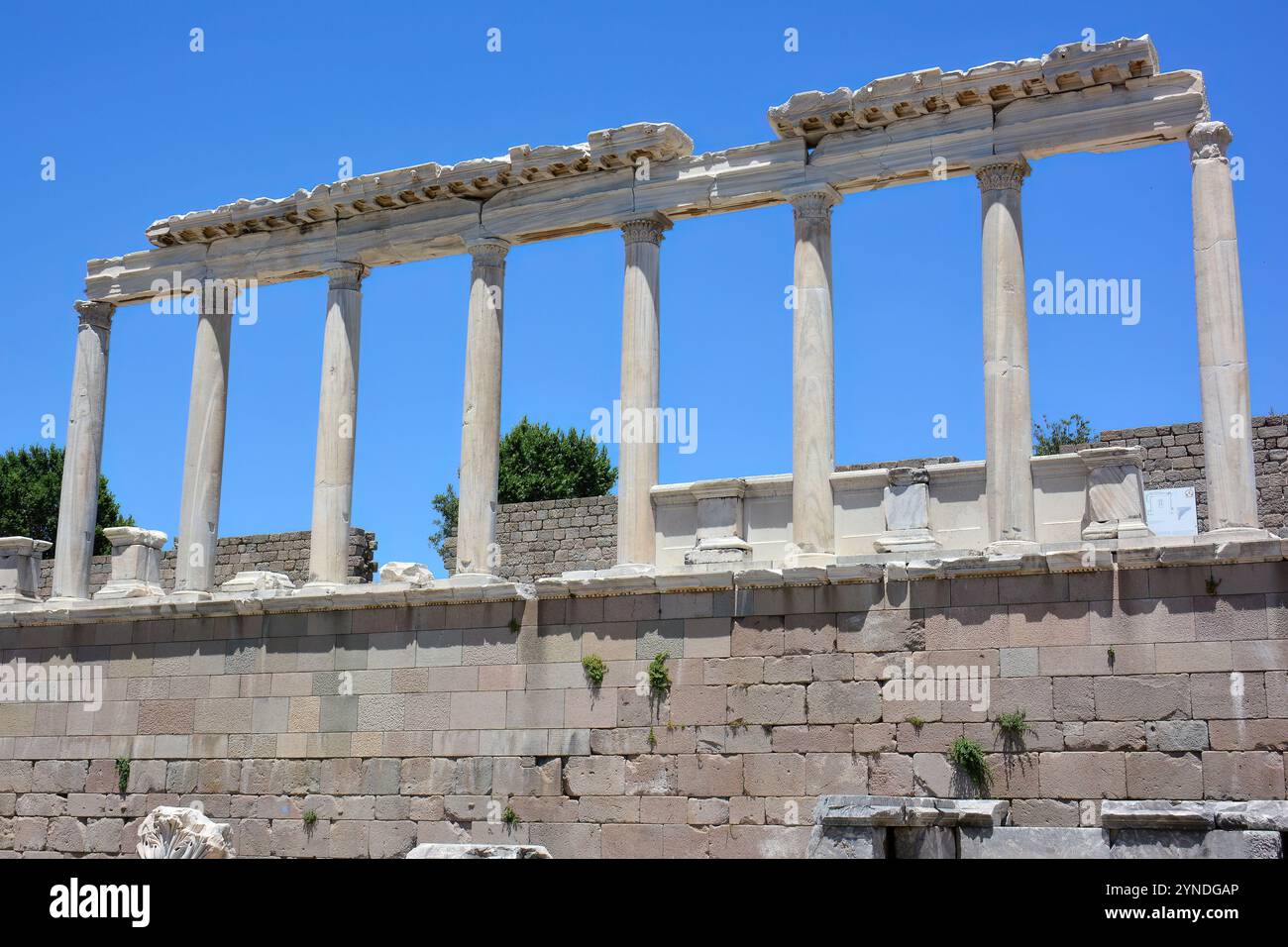 Trajaneum, Acropolis, Pergamon, Pergamum, İzmir Province, Turkey ...