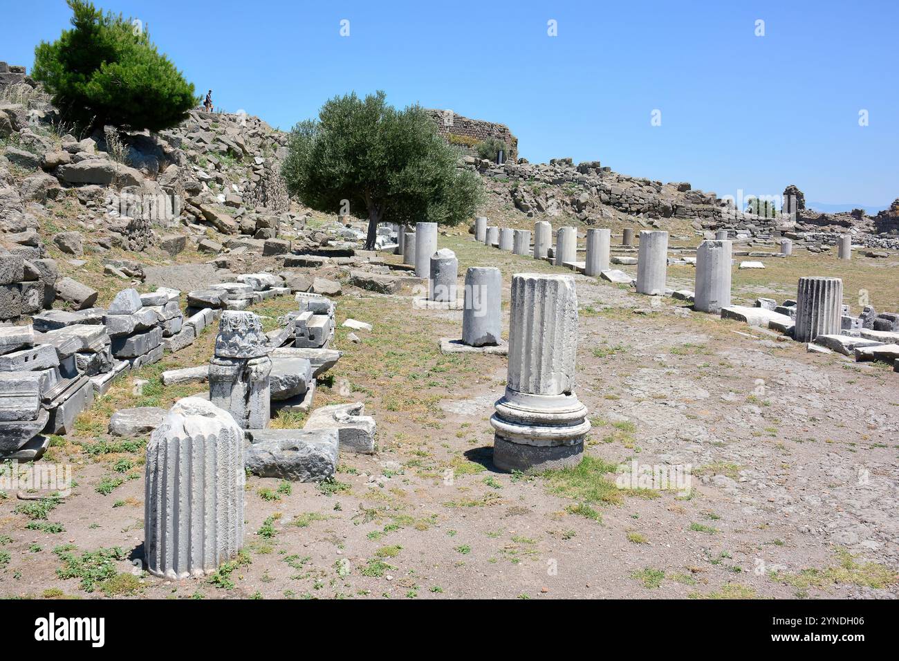 Acropolis, Pergamon, Pergamum, İzmir Province, Turkey, UNESCO World ...