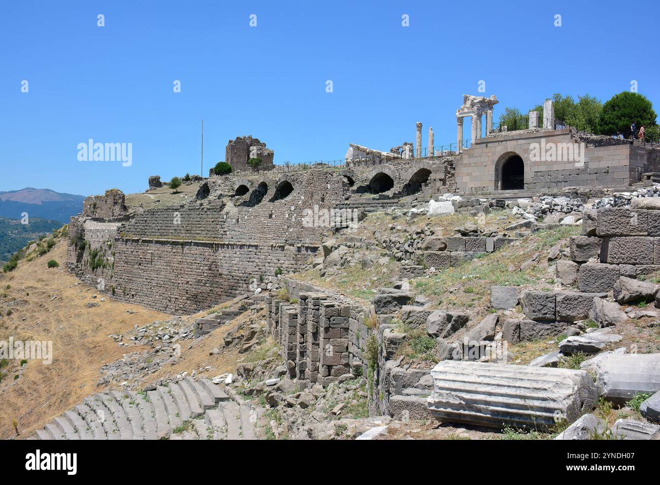 Acropolis, Pergamon, Pergamum, İzmir Province, Turkey, UNESCO World ...
