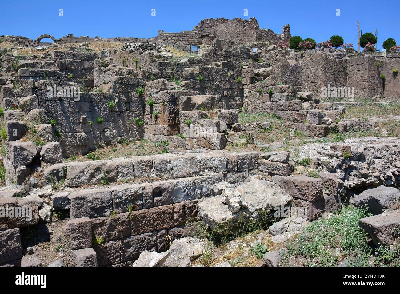 Acropolis, Pergamon, Pergamum, İzmir Province, Turkey, UNESCO World ...