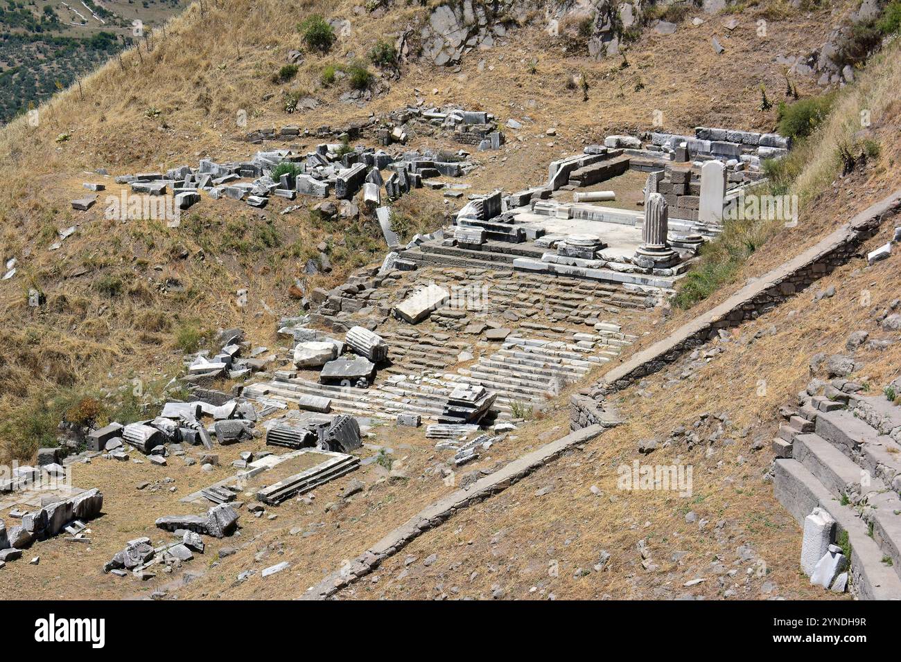 Acropolis, Pergamon, Pergamum, İzmir Province, Turkey, UNESCO World ...