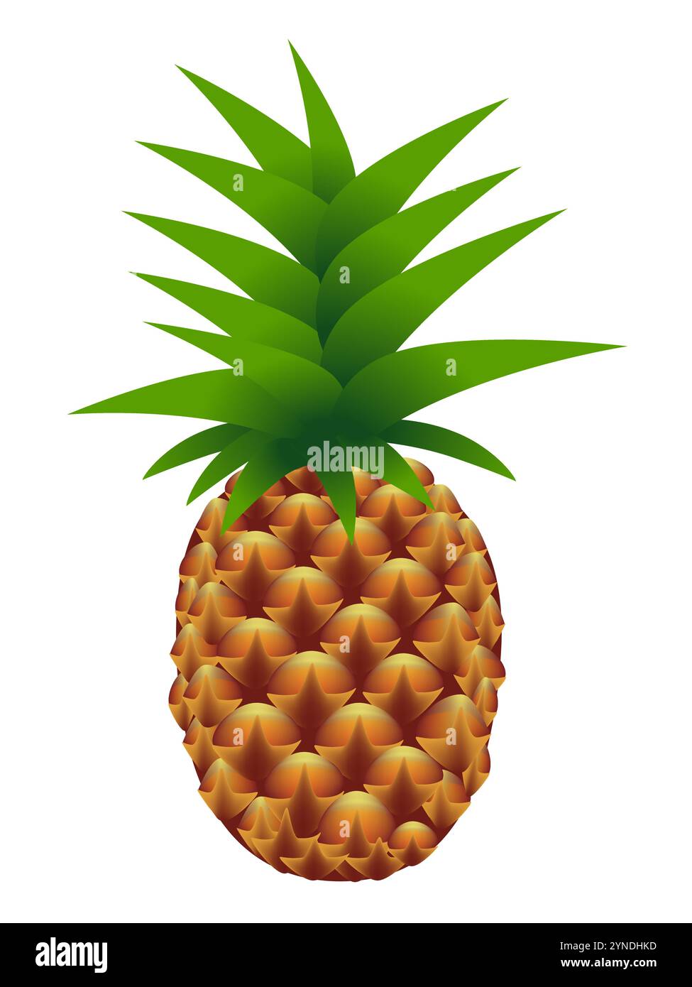 Juice in pineapple on Stock Vector Images - Alamy