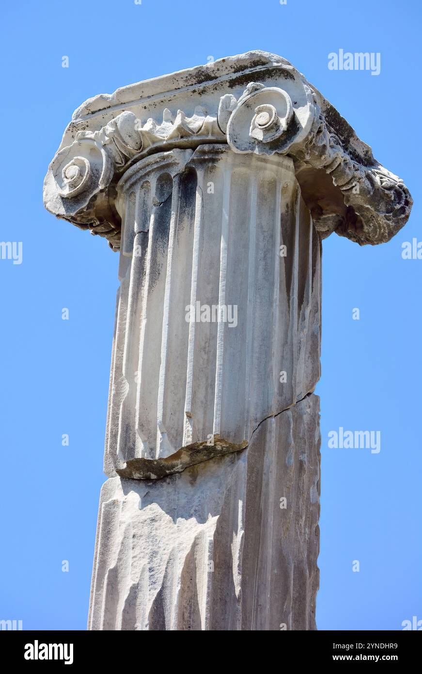 Column, Asclepion, Pergamon, Pergamum, İzmir Province, Turkey, UNESCO ...