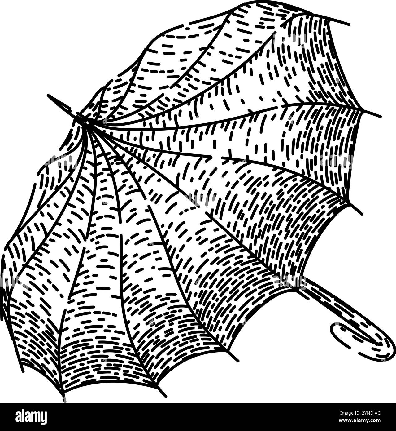 classic umbrella sketch hand drawn vector Stock Vector Image & Art - Alamy