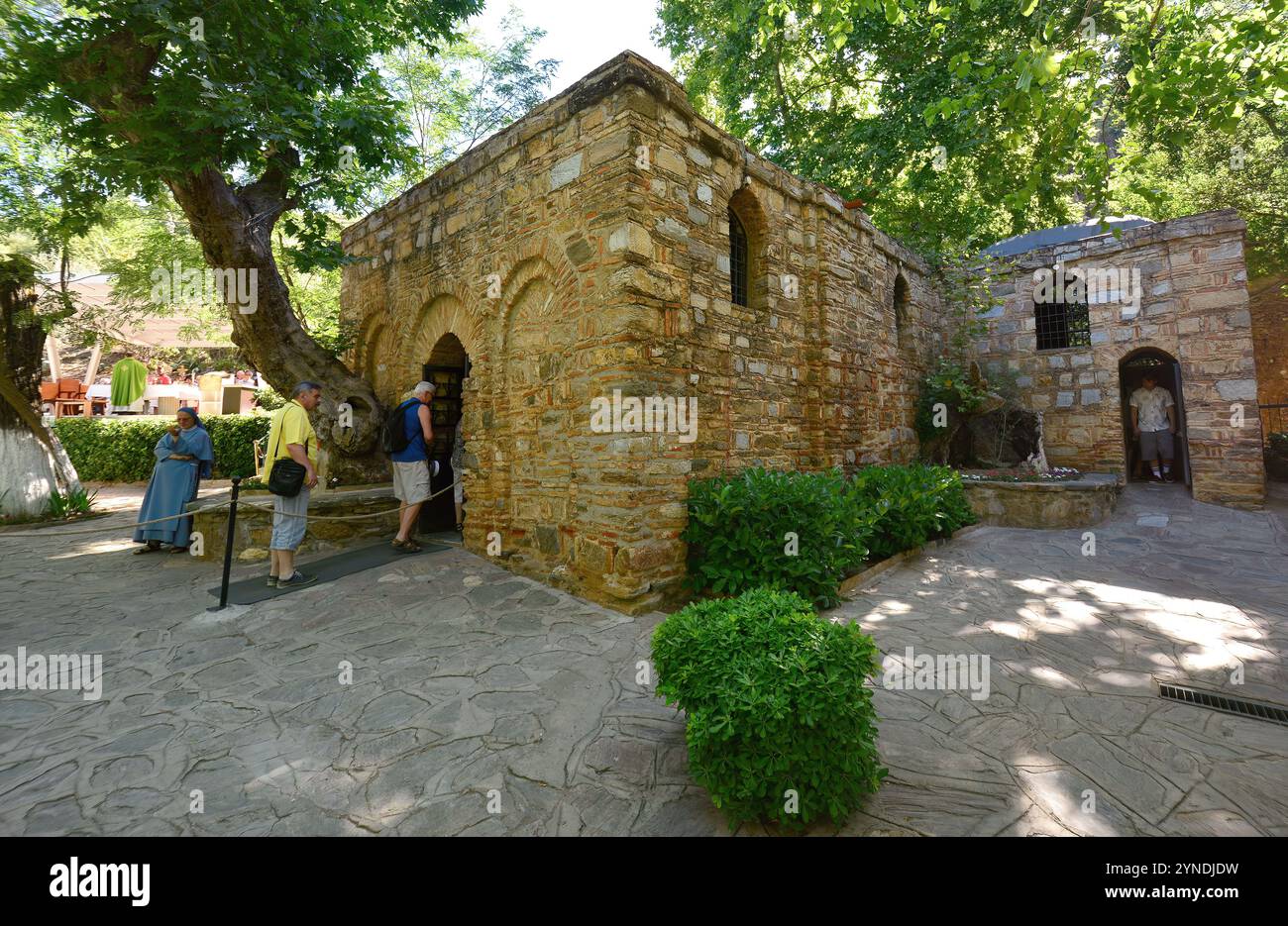 House of the Virgin Mary, is a Catholic shrine located on Mt. Koressos ...