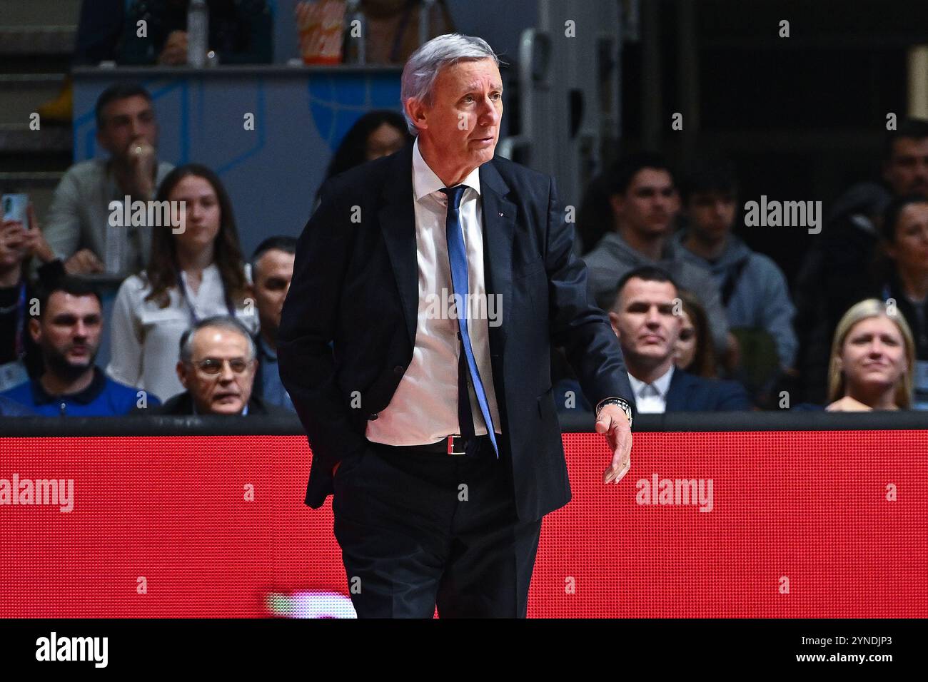 Belgrade, Serbia, 24 November, 2024. Head Coach Svetislav Pesic of ...