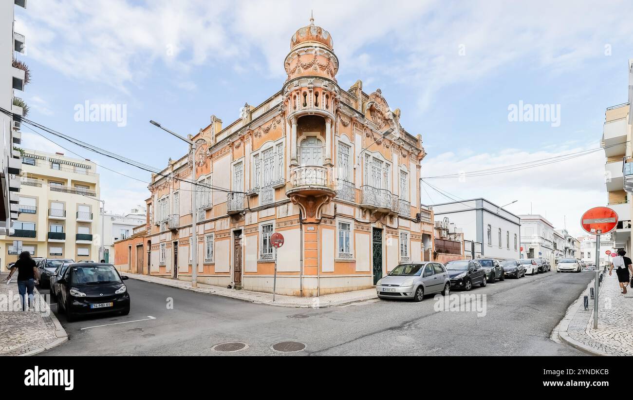 Faro, Portugal - October 18, 2024: Architecture detail of typical ...