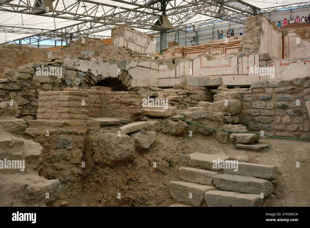 The 'terrace houses' at Ephesus, showing how the wealthy lived during ...