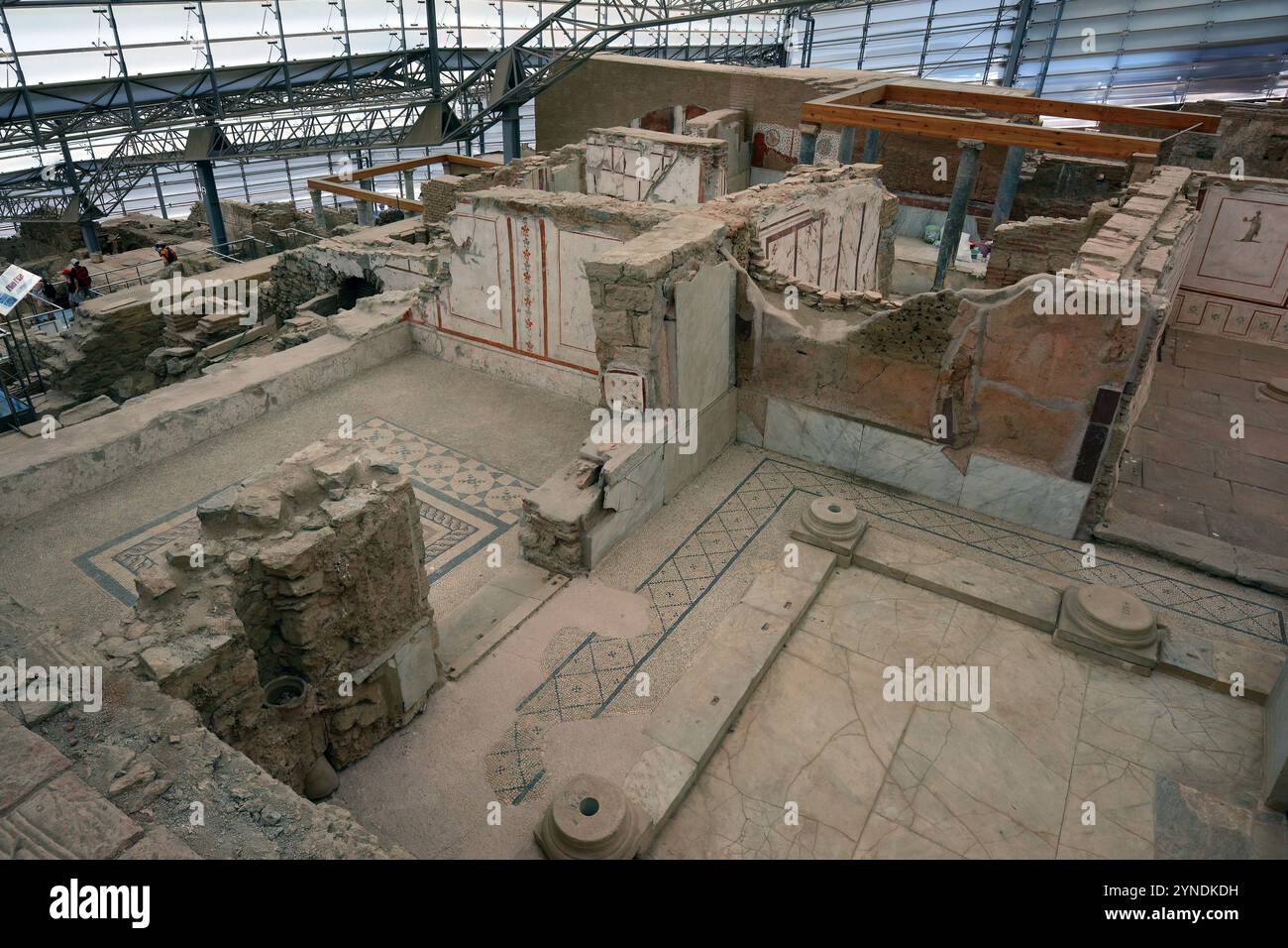 The 'terrace houses' at Ephesus, showing how the wealthy lived during ...
