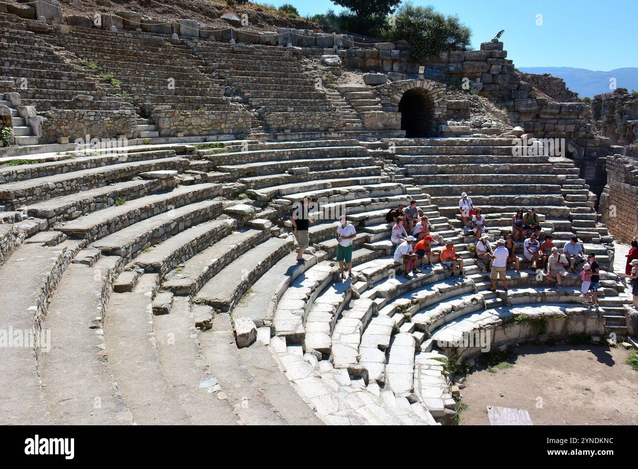 Odeon amphitheatre, Ephesus ruins, Selçuk, İzmir Province, Turkey, West ...