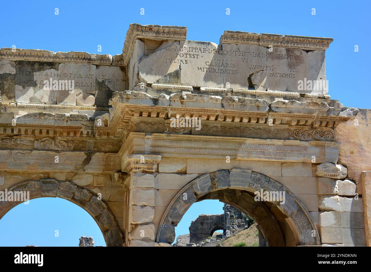 Ephesus augustus gate hi-res stock photography and images - Alamy