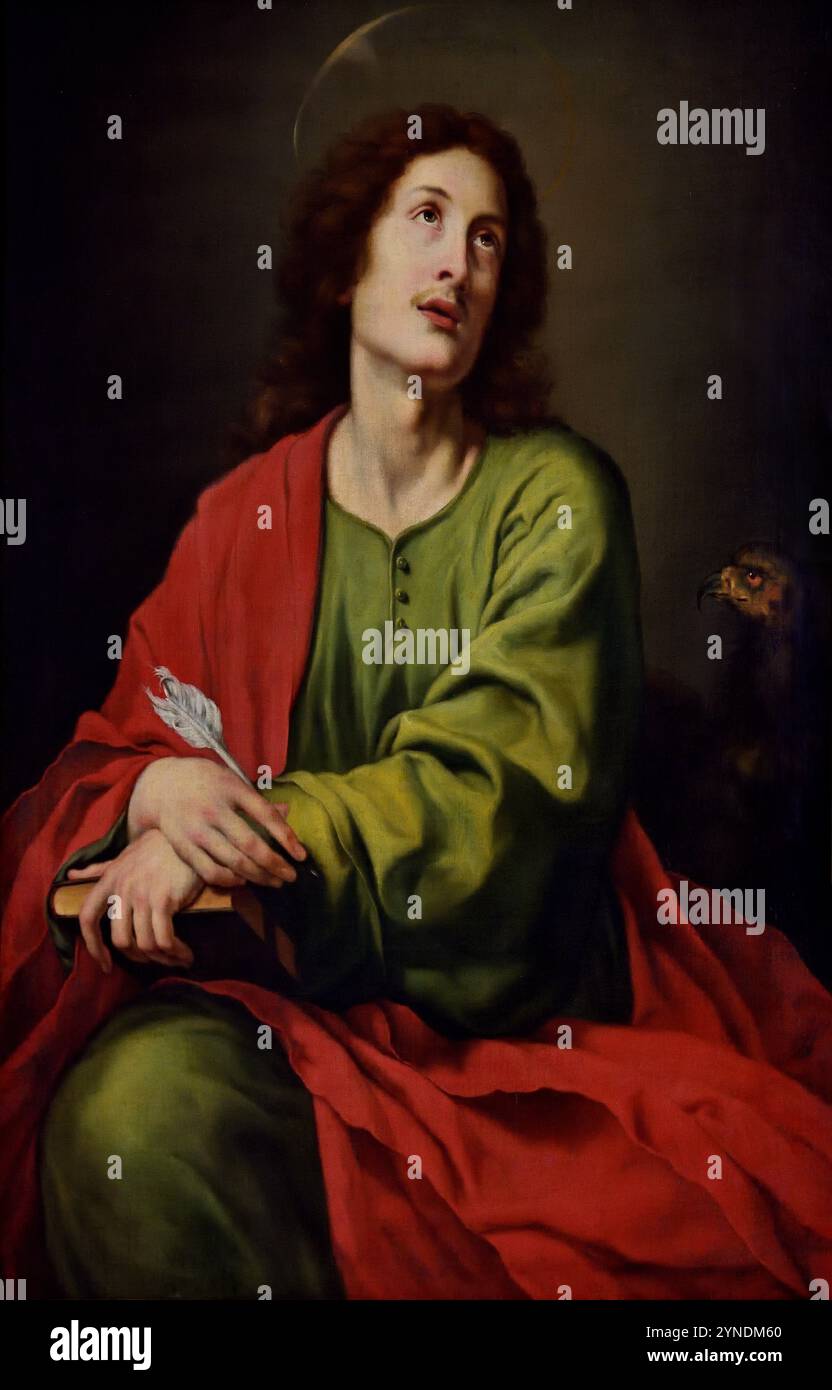 Saint John the Evangelist 1629-1625 by Matteo Rosselli, 1578-1650 ,16th ...