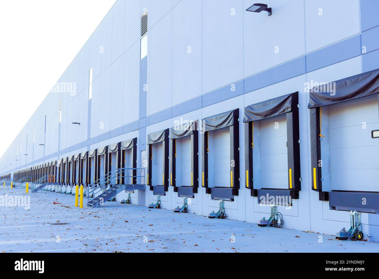 Sectional gates for transferring goods from truck on distributed ...