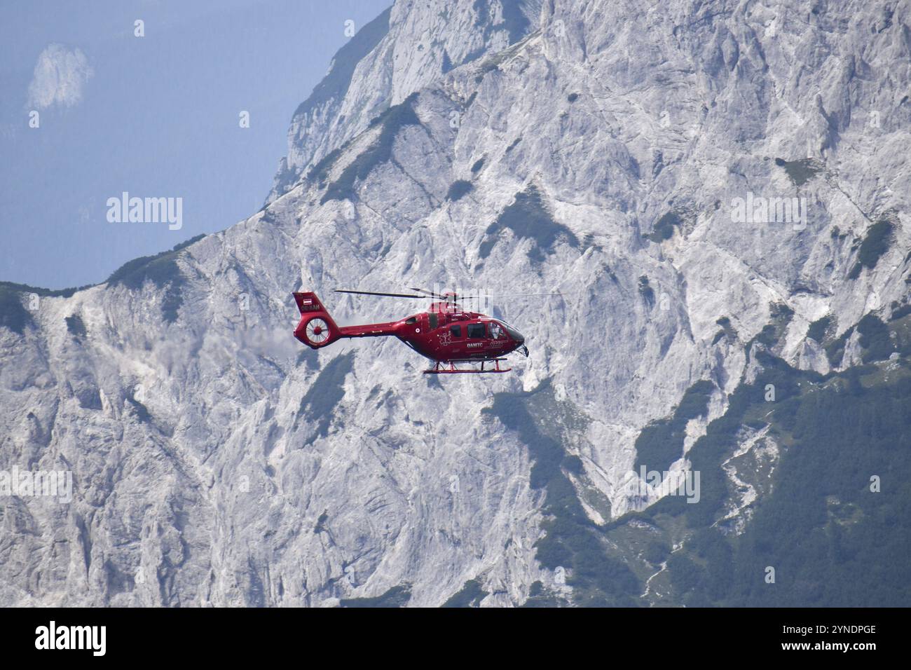 Airbus H135 helicopter in use as a rescue helicopter for the emergency ...