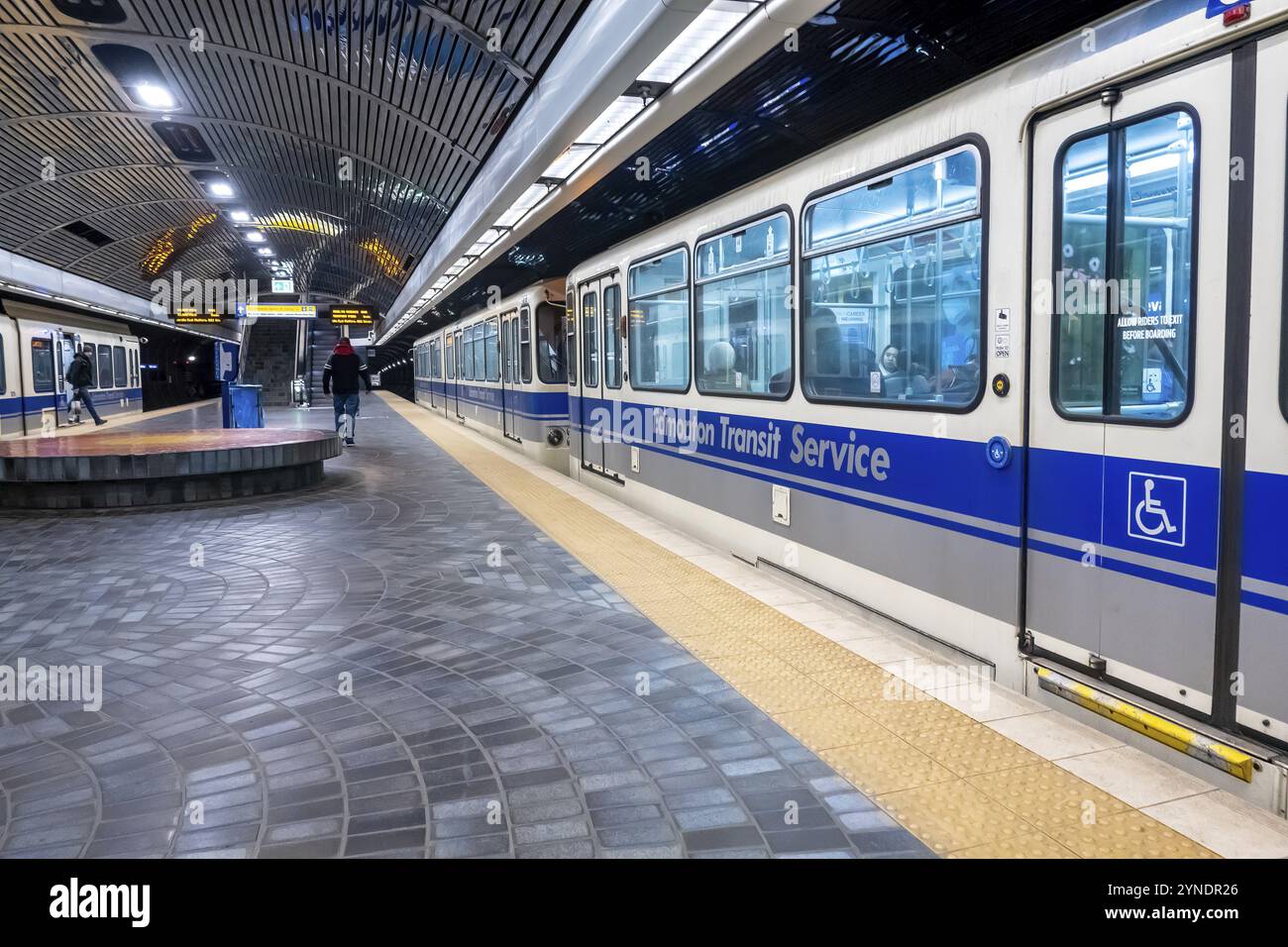 Edmonton, Alberta, Canada. Apr 3, 2023. An Edmonton Transit Service ...
