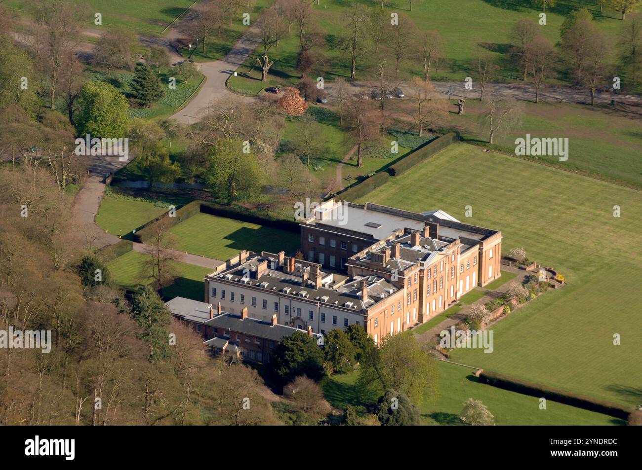 Aerial view of himley hall hi-res stock photography and images - Alamy