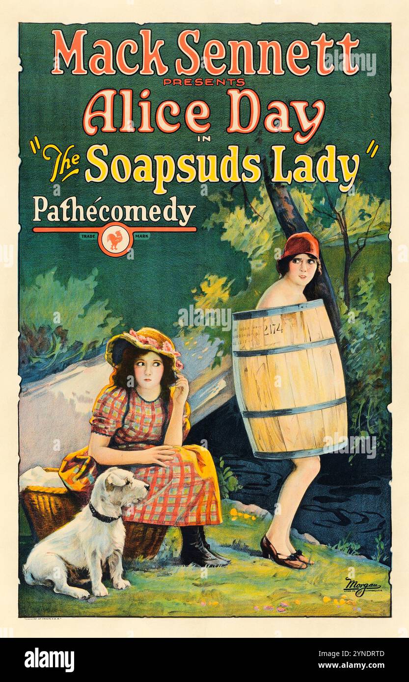 Alice Day in The Soapsuds Lady (Pathécomedy, Mack Sennett 1925 Stock ...