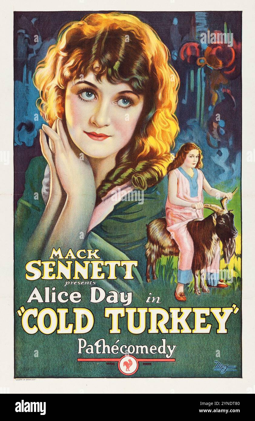 Mack Sennett presents Cold Turkey (Pathécomedy, 1925) Alice Day Stock ...