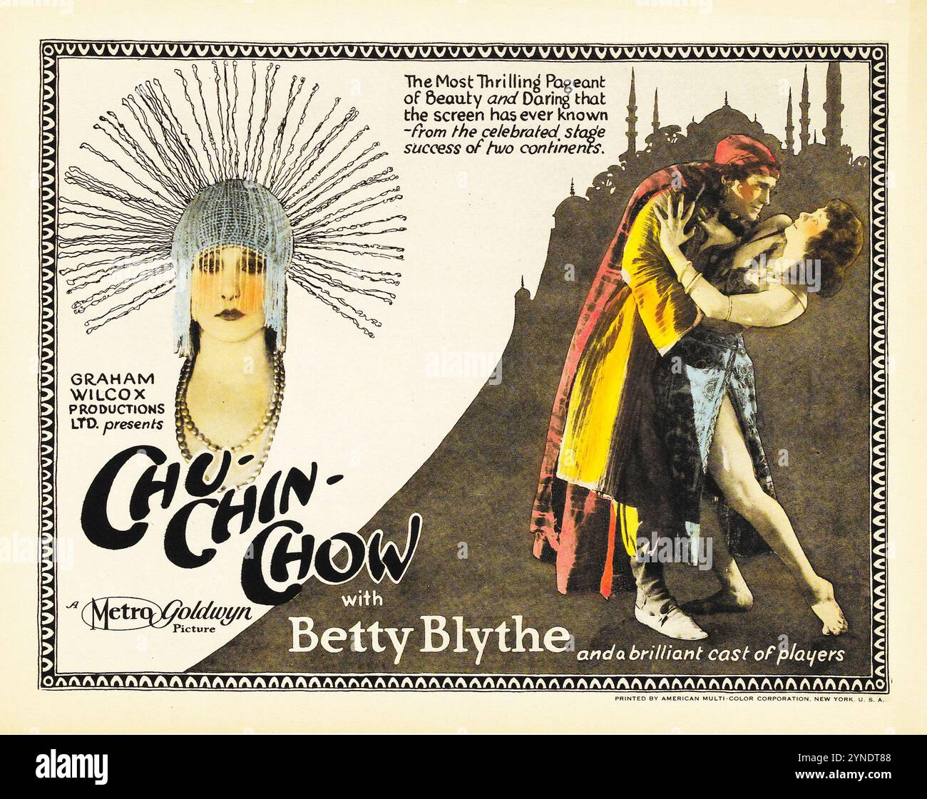 Movie poster for Chu-Chin-Chow 1925 - Graham Wilcox productions Ltd ...