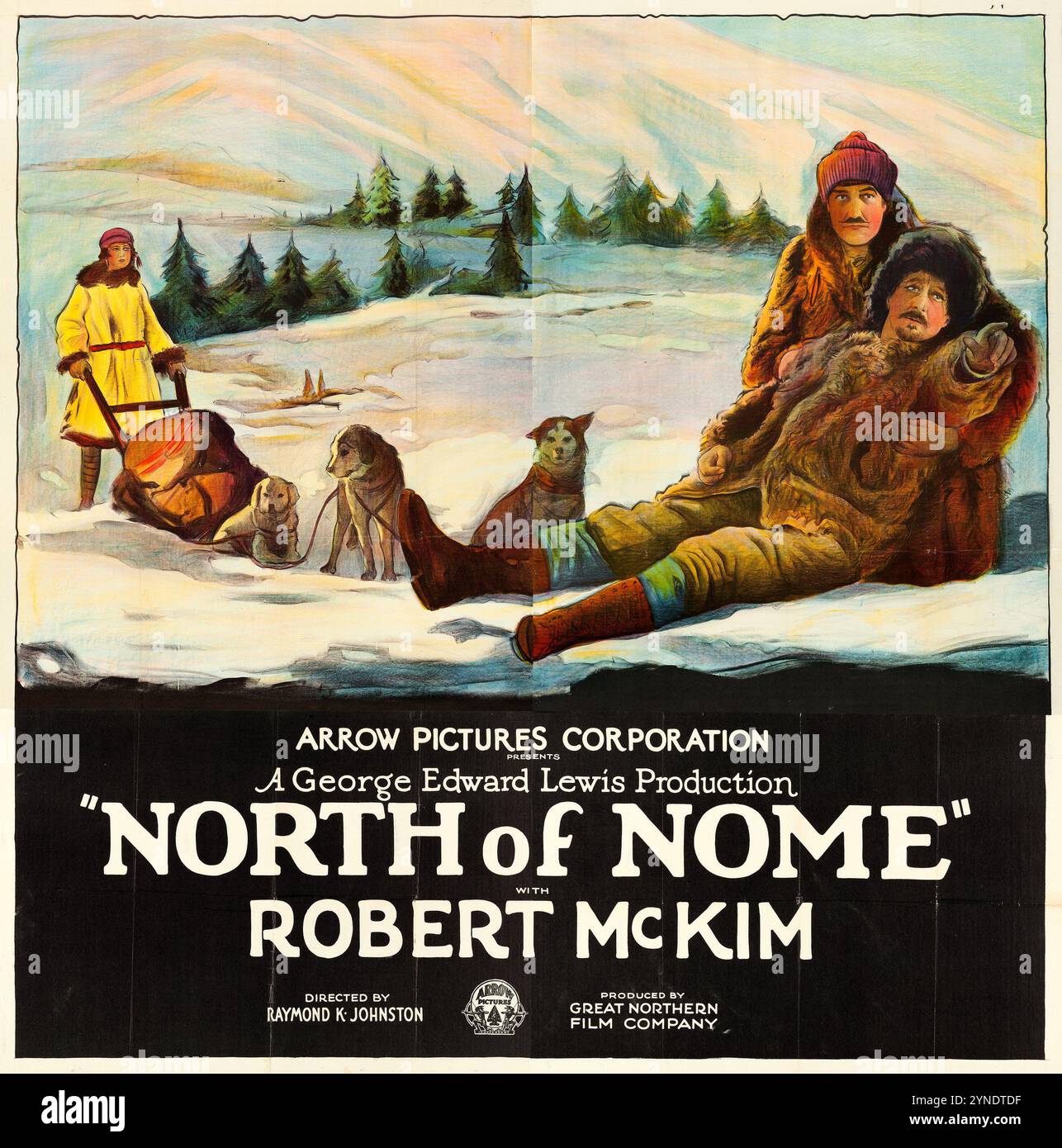 North of Nome (Arrow Pictures Corp., 1925) Robert McKim Stock Photo - Alamy