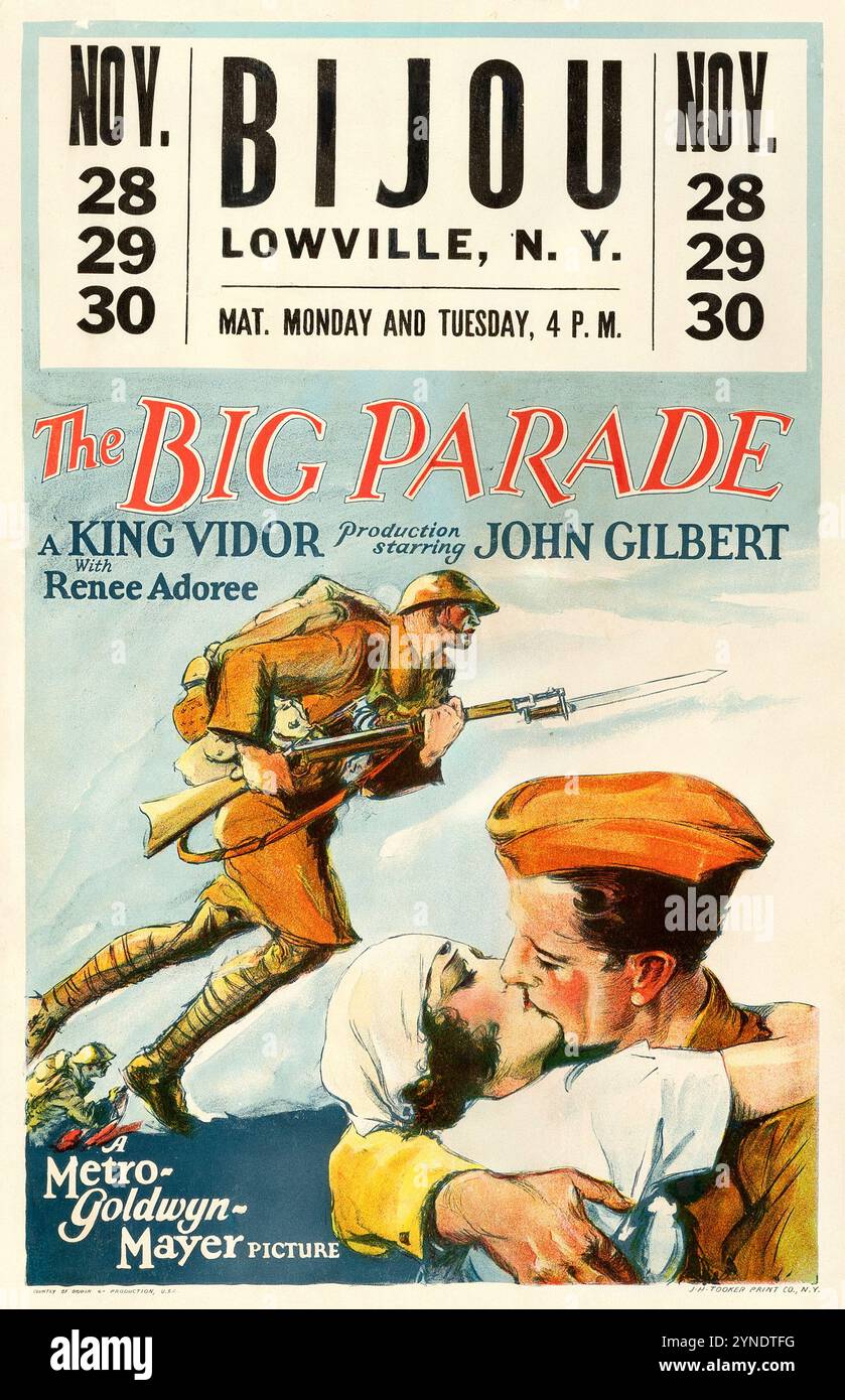 The Big Parade (MGM, 1925). Window Card – starring John Gilbert and ...