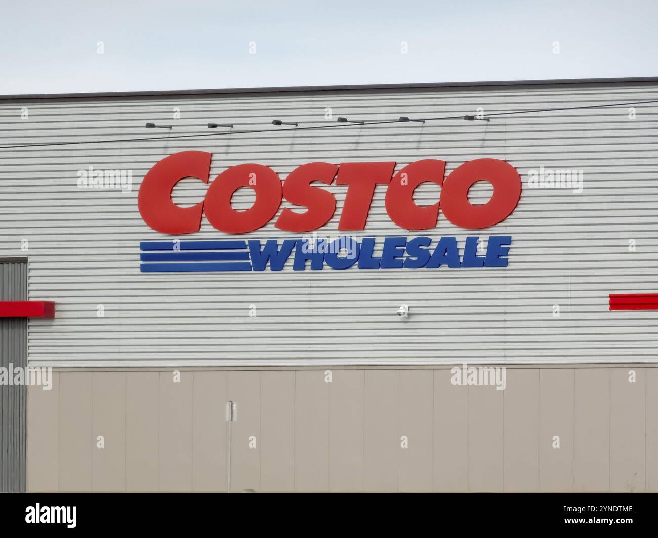 Calgary, Alberta, Canada. May 10, 2024. A Costco Wholesale Store sign ...