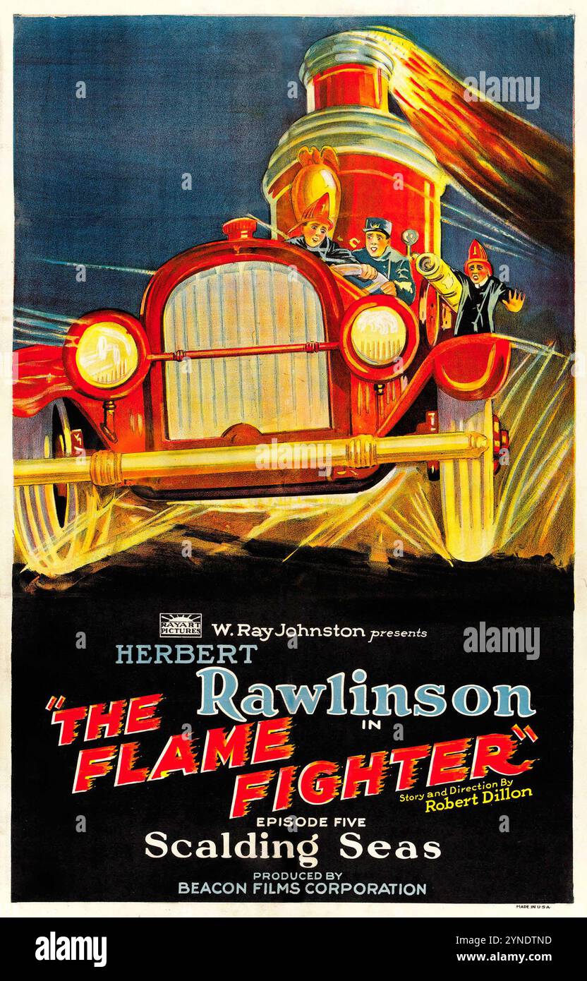 The Flame Fighter (Rayart Pictures, 1925). Film poster - Episode Five ...