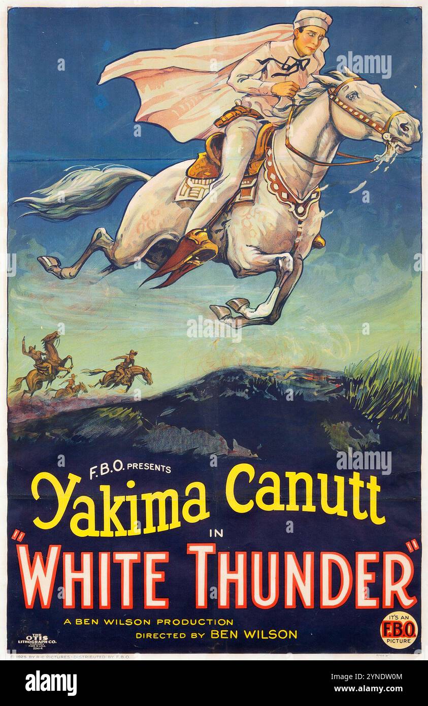 White Thunder (FBO, 1925) Yakima Canutt - A Ben Wilson production Stock ...