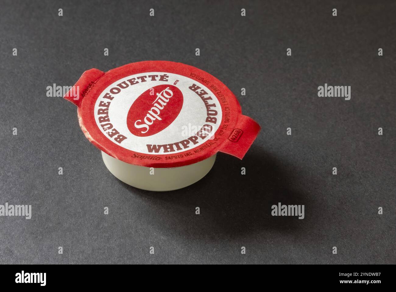 Calgary, Alberta, Canada. Jul 01, 2024. A small Saputo Whipped Butter ...