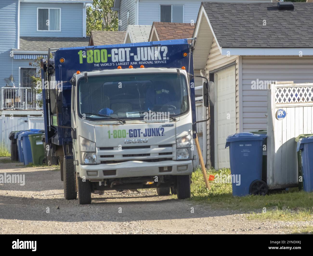 Calgary, Alberta, Canada. Aug 2, 2024. A white GOT JUNK truck parked on ...