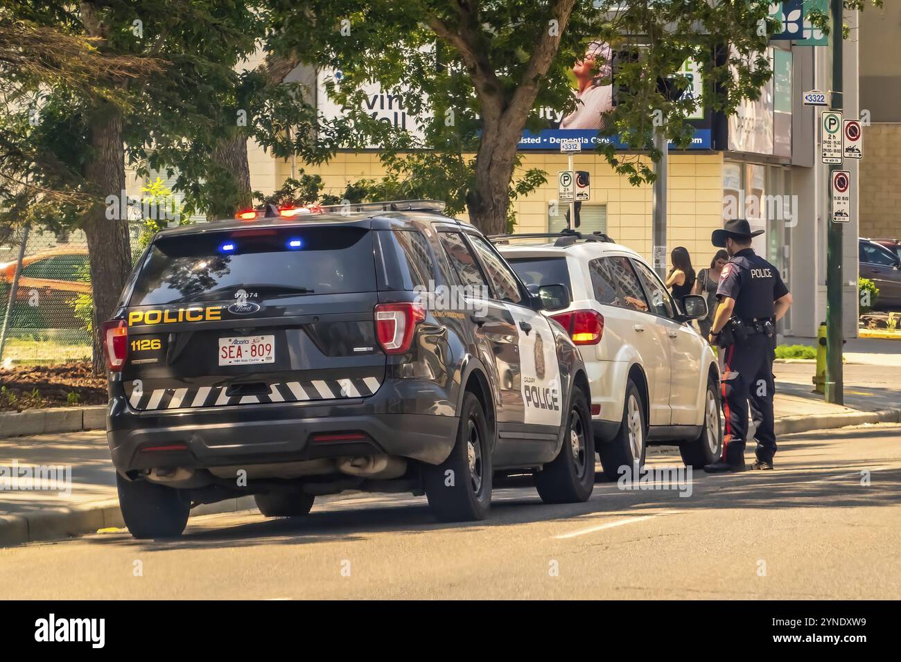 Security officer checking car hi-res stock photography and images - Alamy