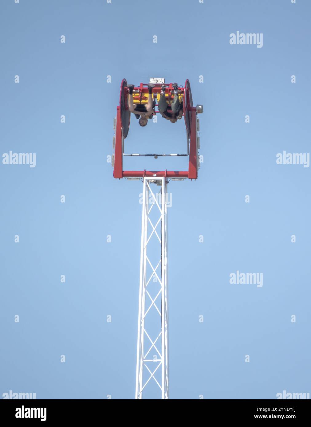 Calgary, AB, Canada. Jul 12, 2024. A thrilling amusement park with the ...